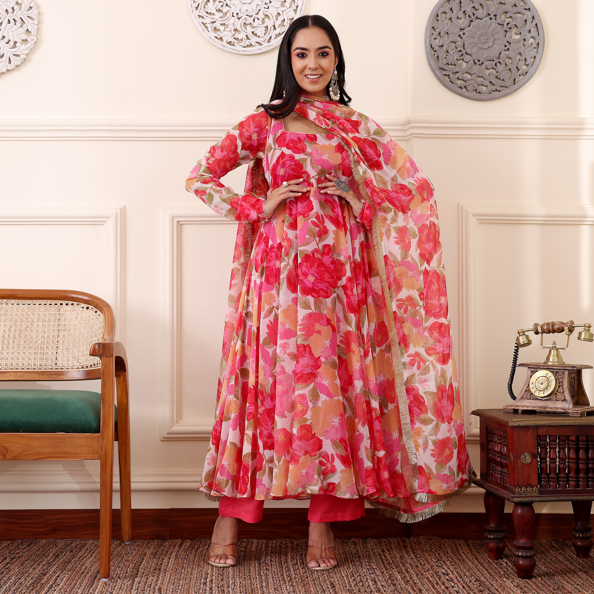 Tanisha Chiffon Set – Kameez.co