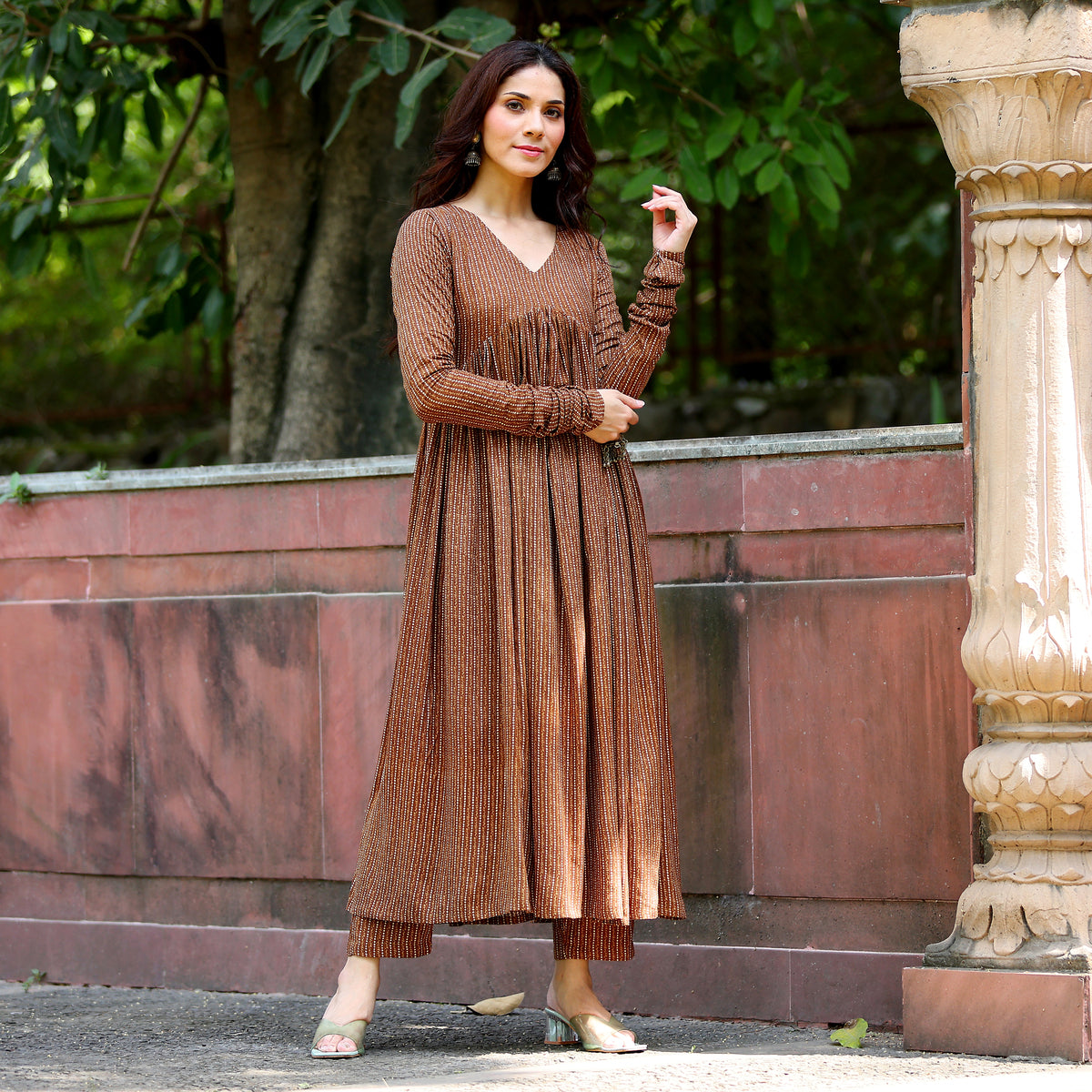 Brown Kairav Set – Kameez.co