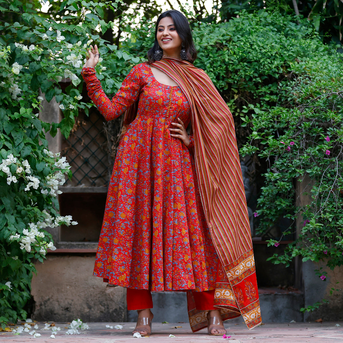 Asavari Cotton Printed Set – Kameez.co